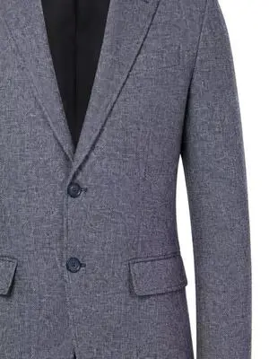 FERRI Herringbone Notch-lapel Blazer