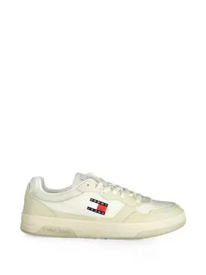 Tommy Hilfiger Logo-patch Panelled Sneakers - Neutrals
