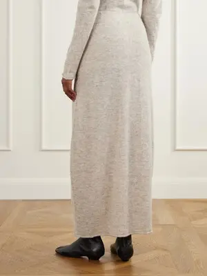 LAUREN MANOOGIAN Bottle Alpaca-blend Midi Skirt