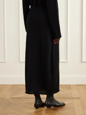LAUREN MANOOGIAN Bottle Alpaca-blend Midi Skirt