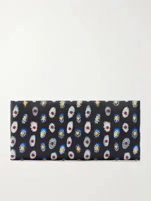 Staud Muse Bead-embellished Satin Clutch - Multi