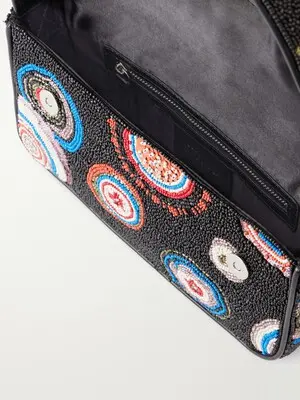 Staud Tommy Bead-embellished Shoulder Bag