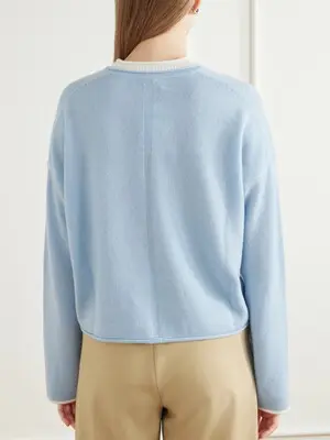 LA LIGNE Dominick Cashmere And Silk-blend Sweater