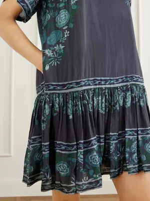 Sea Tulla Printed Crepe Mini Dress