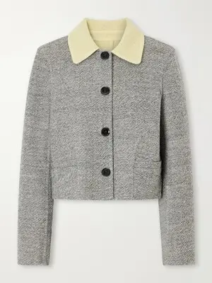 Proenza Schouler Gaelle Wool-blend Jacket - Gray