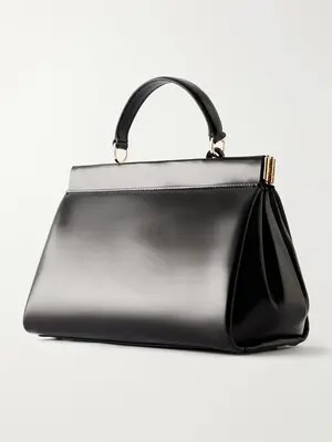 Victoria Beckham Sloane Frame Leather Tote