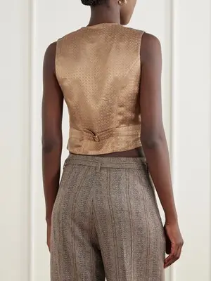 Ralph Lauren Wool And Cotton-blend Vest