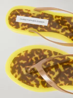 Christopher Esber Jo Pvc Flip Flops
