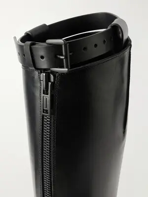 ANN DEMEULEMEESTER Stan Leather Knee Boots