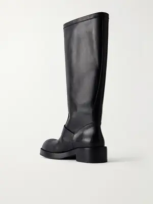 ANN DEMEULEMEESTER Arwa Leather Knee Boots