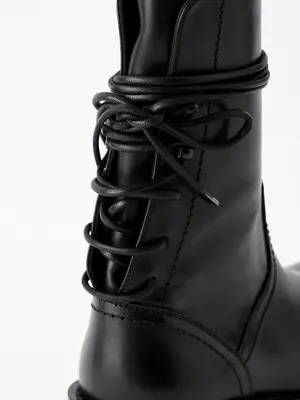 ANN DEMEULEMEESTER Henrica Leather Ankle Boots
