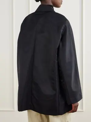 Another Tomorrow Recycled Satin Trench