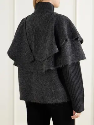FRAME The Wrap Alpaca-blend Cardigan