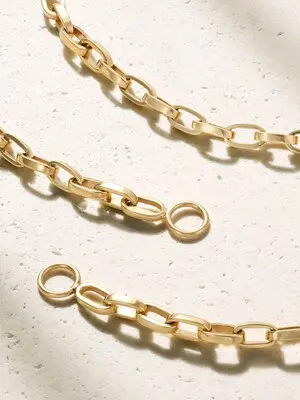 MARLA AARON Biker 14-karat Chain Necklace