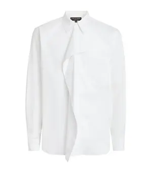 Comme Des Garçons Cotton Flap Shirt - Black