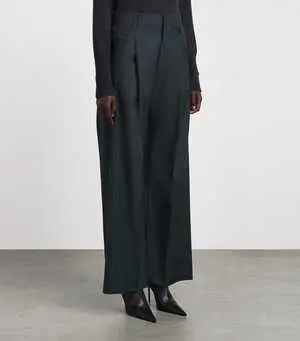 Victoria Beckham Virgin Wool Ethel Trousers