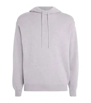 Harrods Cashmere Hoodie - Grey