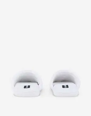 Dolce & Gabbana Cotton Terry Slippers Cotton Slippers