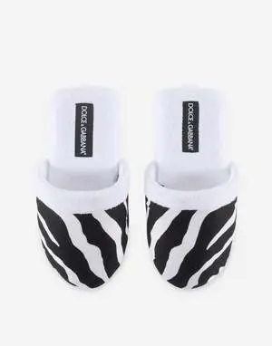Dolce & Gabbana Cotton Terry Slippers Cotton Slippers