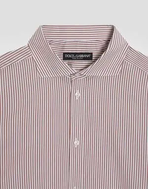 Dolce & Gabbana Striped Cotton Martini Shirt Shirts