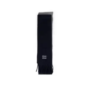Miu Miu Cashmere Scarf - Navy
