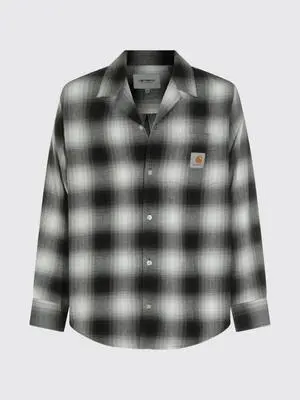 Carhartt Work In Progress Check Cotton Shirt With Cuban Collar