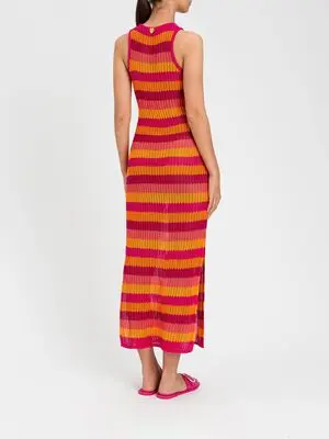 TWINSET Midi Dress In Cotton Knit