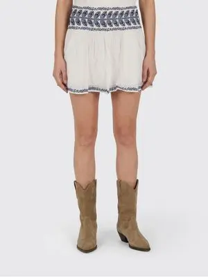 Isabel Marant Étoile Embroidered Cotton Skirt