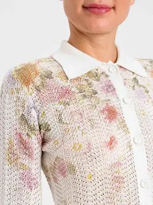 TWINSET Knit Shirt With Floral Print