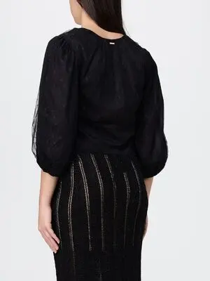 TWINSET Floral Tulle Blouse