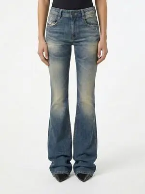 DIESEL® D-ebbey Flared Jeans In Stretch Denim