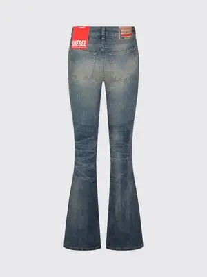 DIESEL® D-ebbey Flared Jeans In Stretch Denim