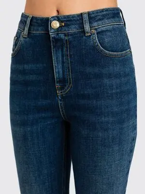 TWINSET Stretch Cropped Fit Jeans