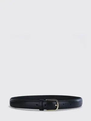 TOTEME Slim Nappa Leather Belt - Black