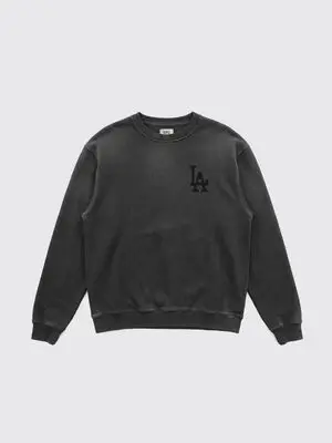 HTC LOS ANGELES Relaxed Fit Contrast Logo Cotton Sweatshirt