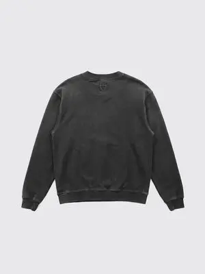 HTC LOS ANGELES Relaxed Fit Contrast Logo Cotton Sweatshirt