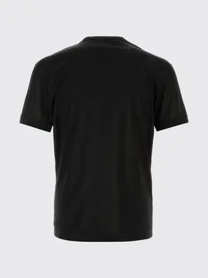 Dolce & Gabbana Crewneck Three-button T-shirt In Pure Silk