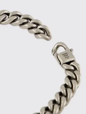 Fendi Finish Brass Bracelet With Ff Monogram