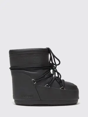 Moon Boot Icon Two-tone Ankle Snow Boots With Adjustable Laces - Black