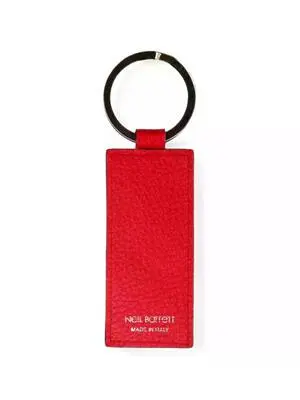 Neil Barrett Embossed Lightning Bolt Keychain