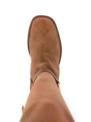 Bally Eloire Suede Long Boots - Brown
