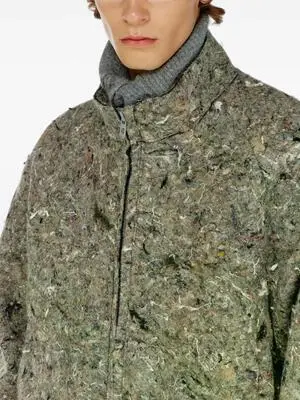 DIESEL® Felted-texture Bomber Jacket