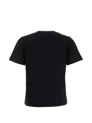 Burberry Check Cashmere Patch Cotton T-shirt