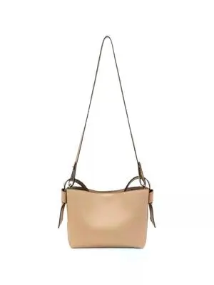 LA PORTEGNA Paulita Knotted Leather Tote Bag