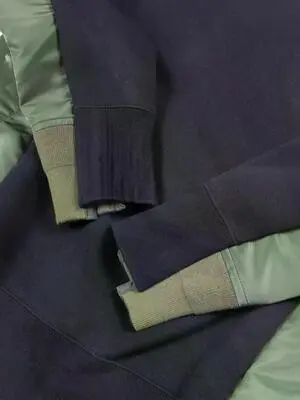 Sacai 2010s Panelled Hoodie - Blue