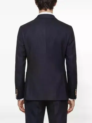 Eleventy Double-breasted Peak-lapel Jacket