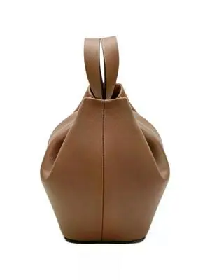LA PORTEGNA Isabela Leather Tote Bag