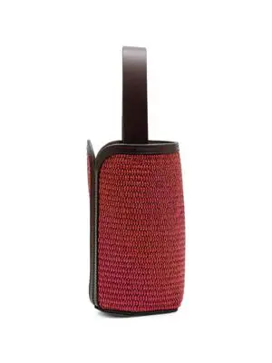 LA PORTEGNA Barbara Woven Bucket Bag