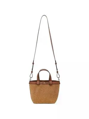 LA PORTEGNA Teresita Jute Tote Bag