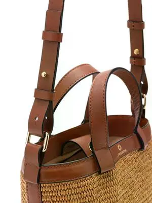 LA PORTEGNA Teresita Jute Tote Bag